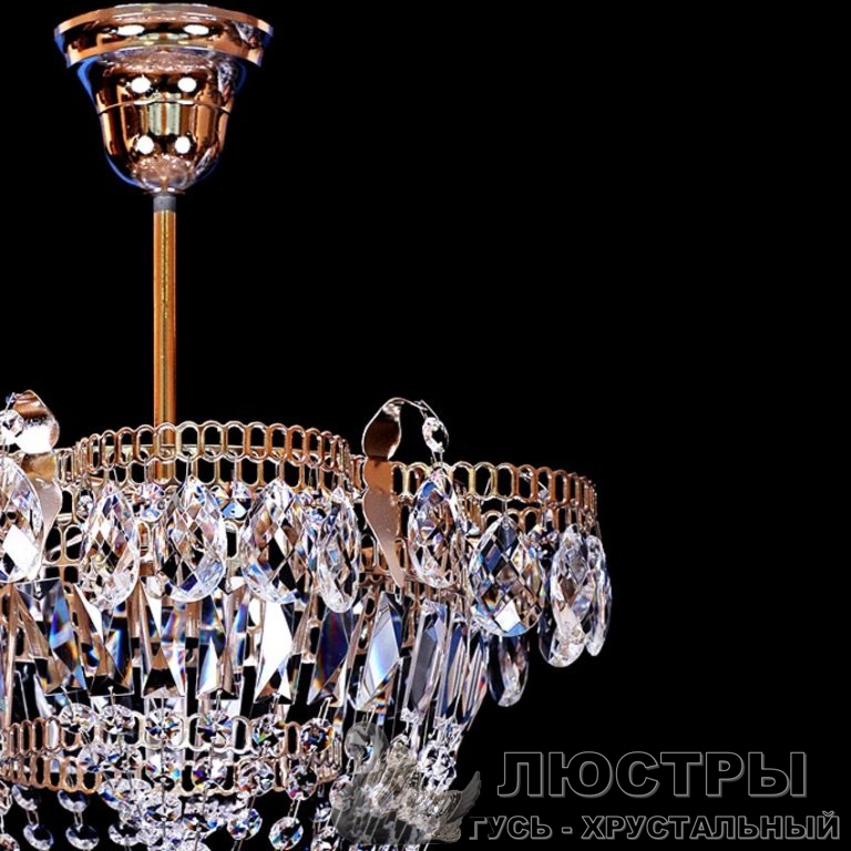 Люстра хрустальная Ромашка Водоворот | Хрустальные Люстры завода Гусь ...